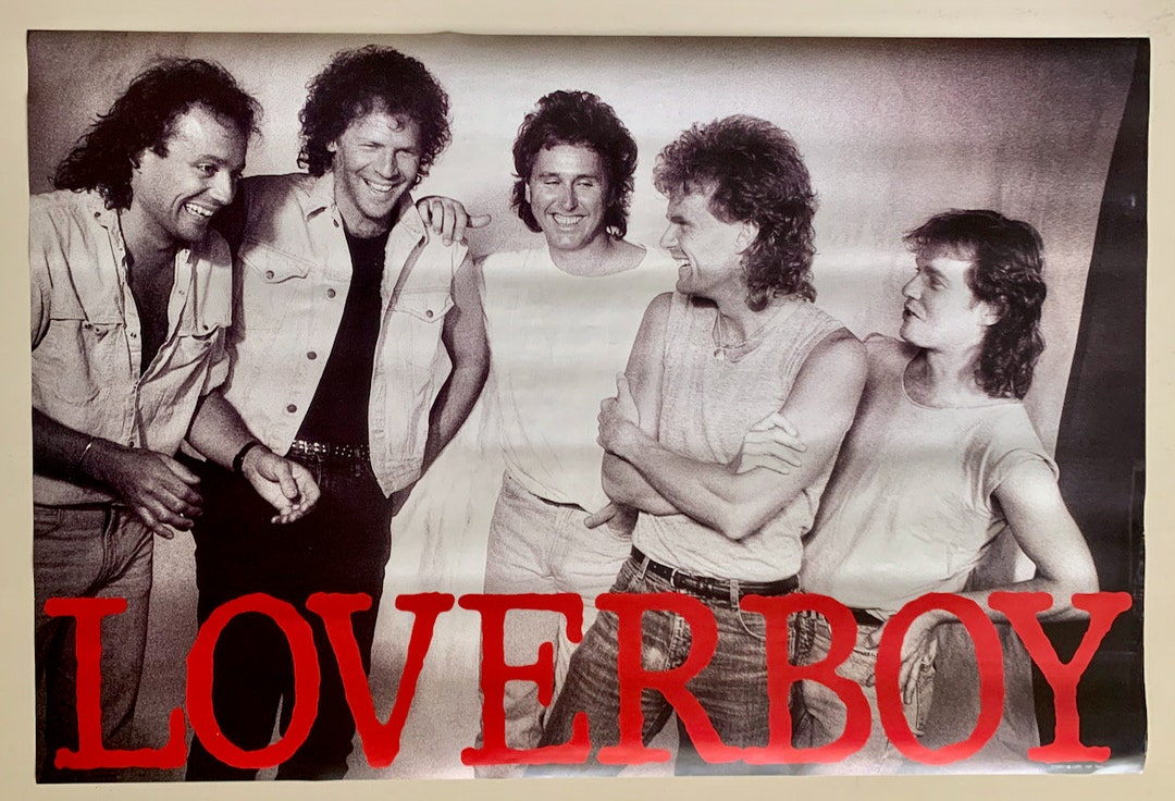 LOVERBOY * Promo Poster * Lovin' Every Minute of It * Vintage * Original * 1985 * 36"x24" * Mike ...