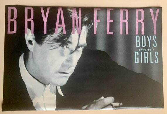 Bryan FERRY Promo Poster Boys and Girls Vintage | Etsy