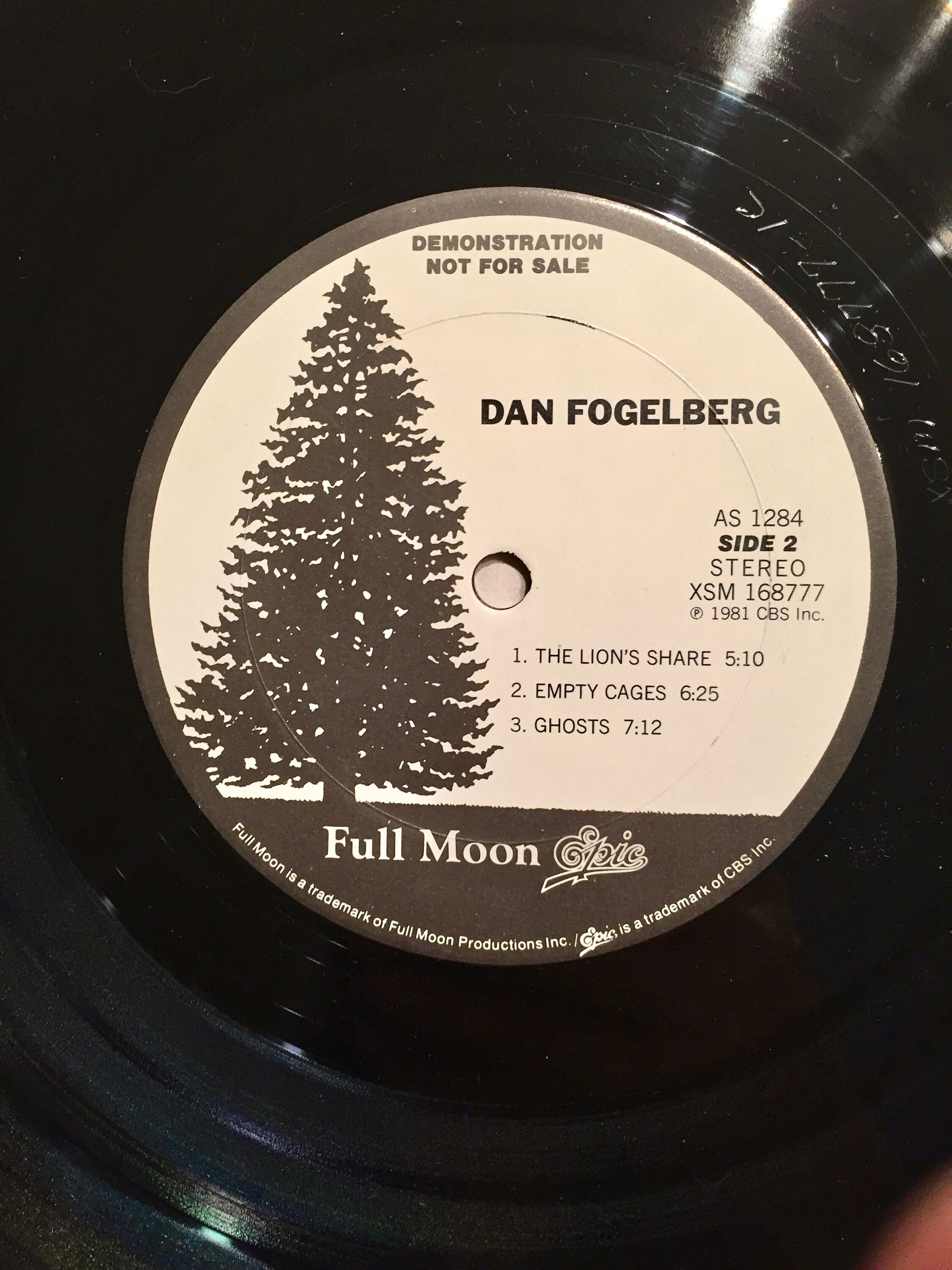 Dan FOGELBERG Promo EP 6 Songs 1981 Full Moon Epic | Etsy