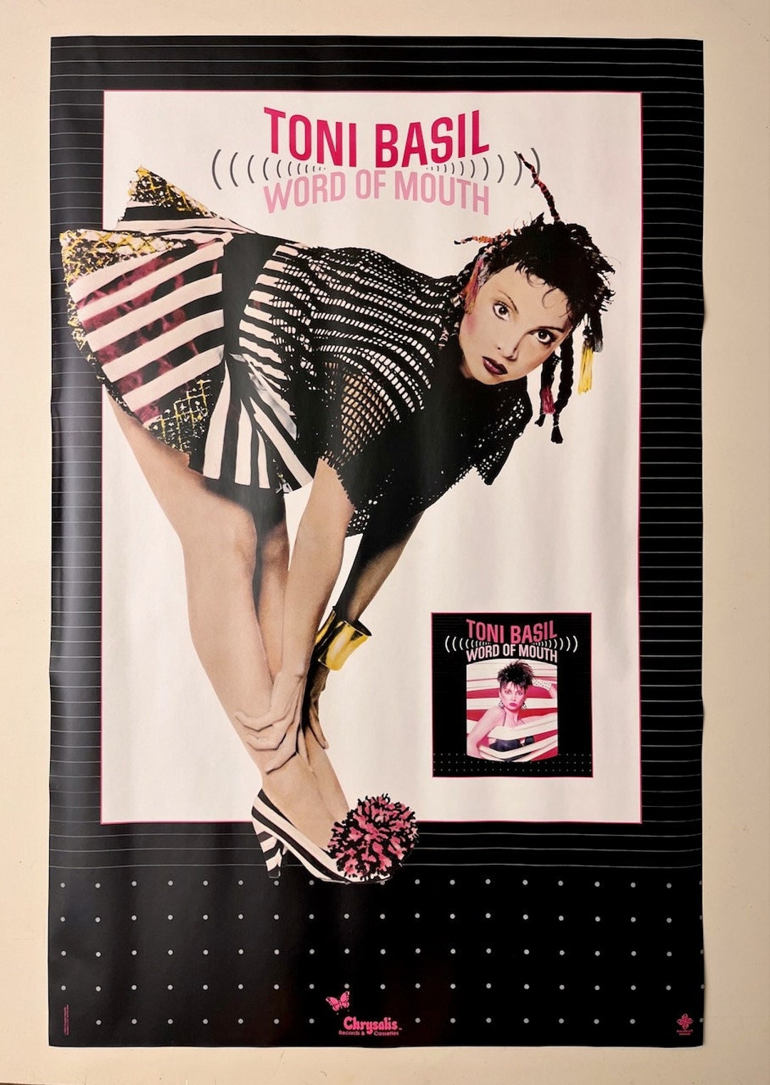 Toni BASIL * Promo Poster * Word of Mouth * Vintage * Original * 1982 ...