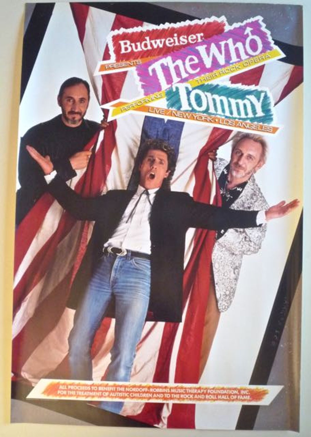 The WHO * Promo Poster * Tommy Rock Opera, Live New York and Los ...