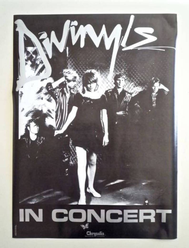 DIVINYLS Promo Poster in Concert Vintage Original | Etsy