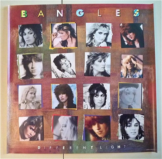 BANGLES Promo Poster Different Light 1985 Vintage - Etsy