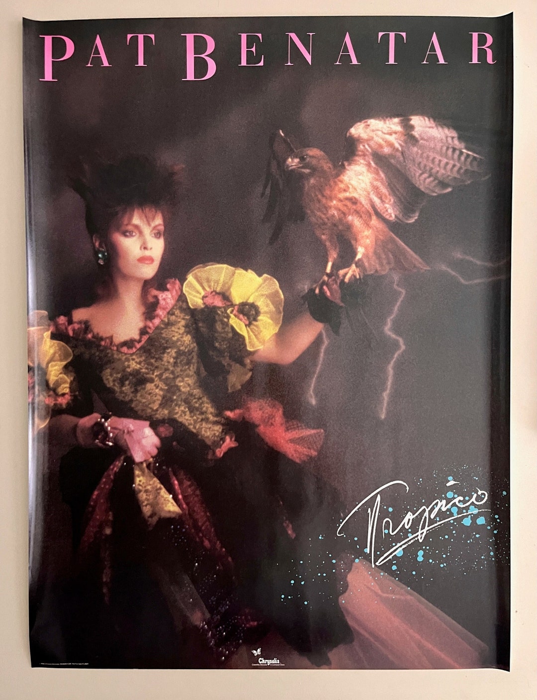 Pat BENATAR * Promo Poster * Tropico * Vintage * Original * 1984 ...