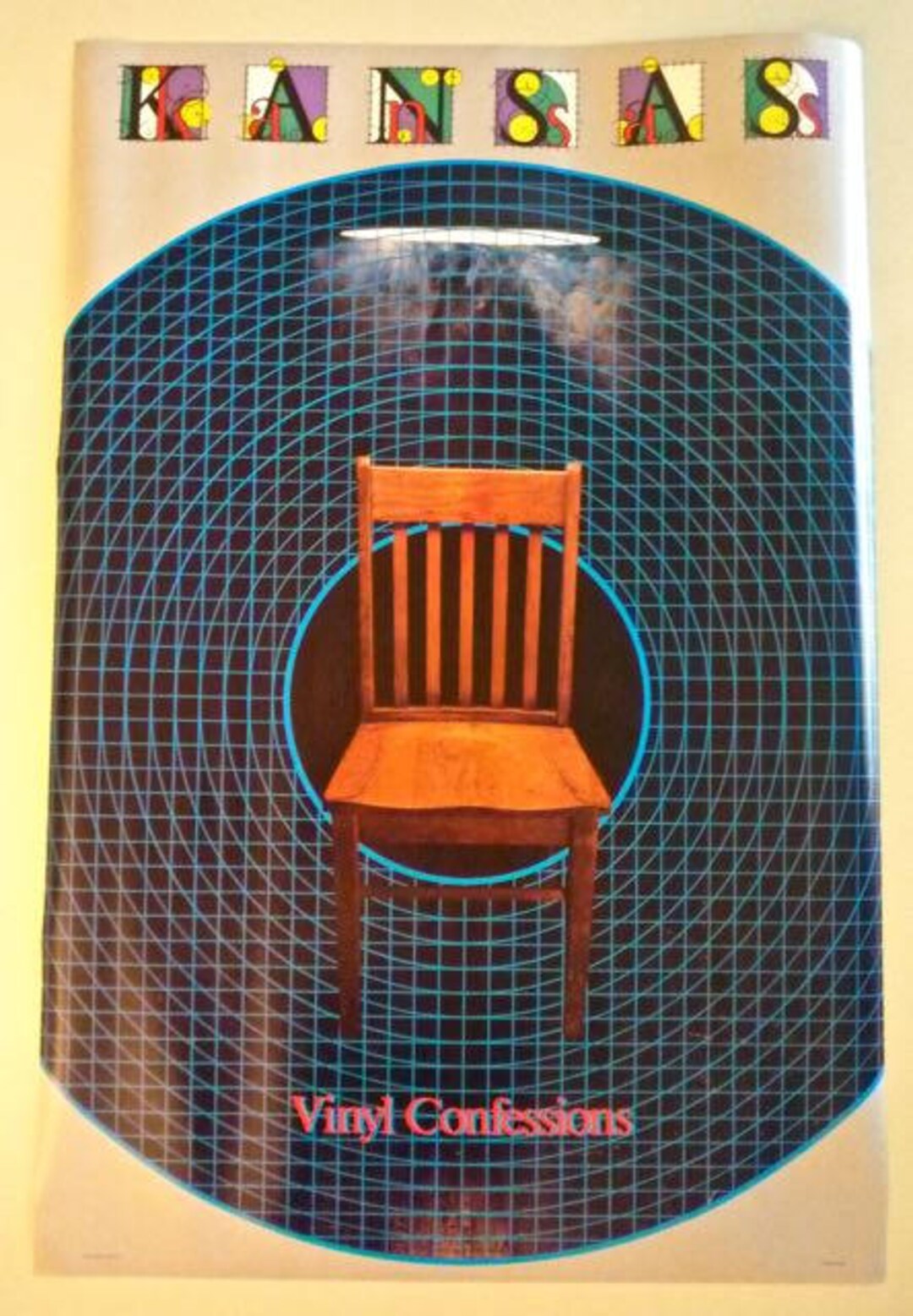 KANSAS * Promo Poster * Vinyl Confessions * Vintage * Original * 24x36 ...
