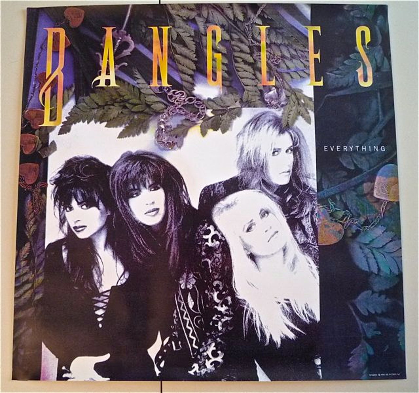BANGLES Promo Poster Everything 1988 Susanna Hoffs - Etsy