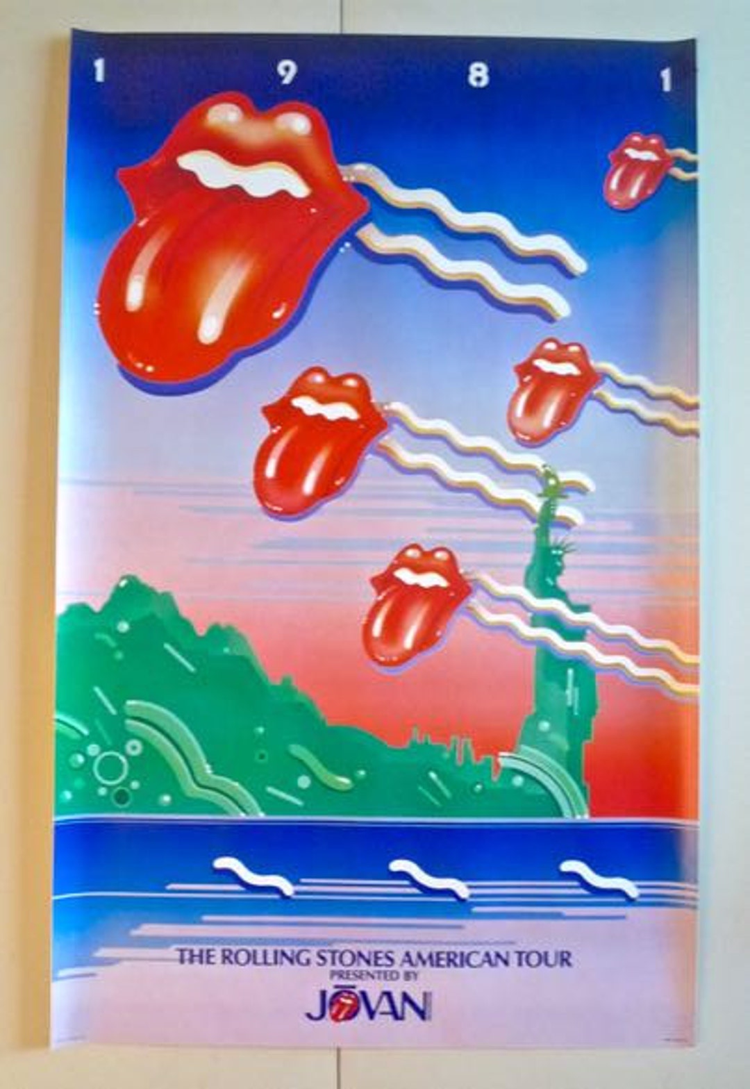 ROLLING STONES * Promo Poster * Tour Poster * American Tour '81 ...