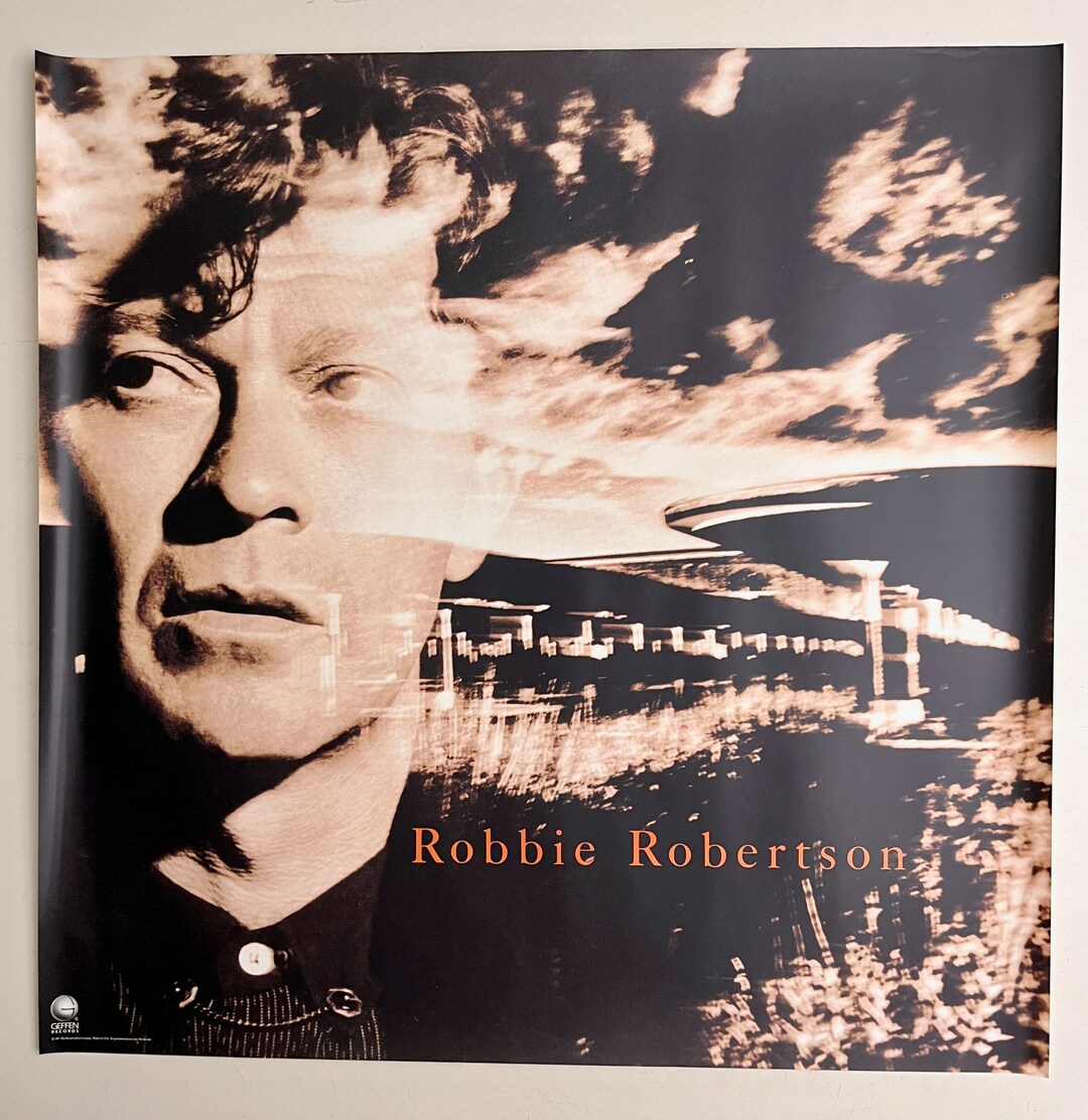 Robbie ROBERTSON * Promo Poster * Self-titled Album * Vintage ...