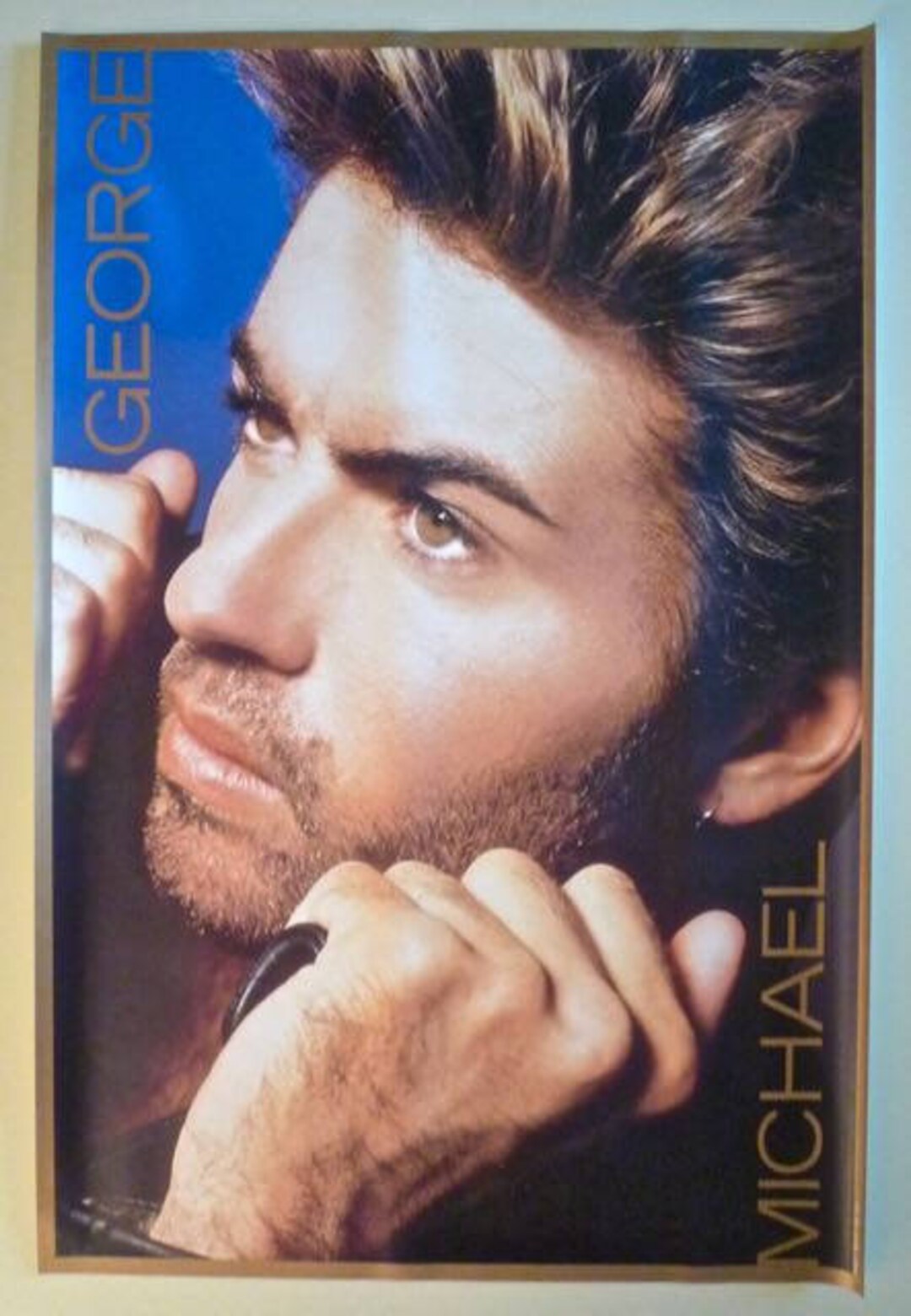 George MICHAEL * Promo Poster * Faith Era * Vintage * Original * 24x36 ...