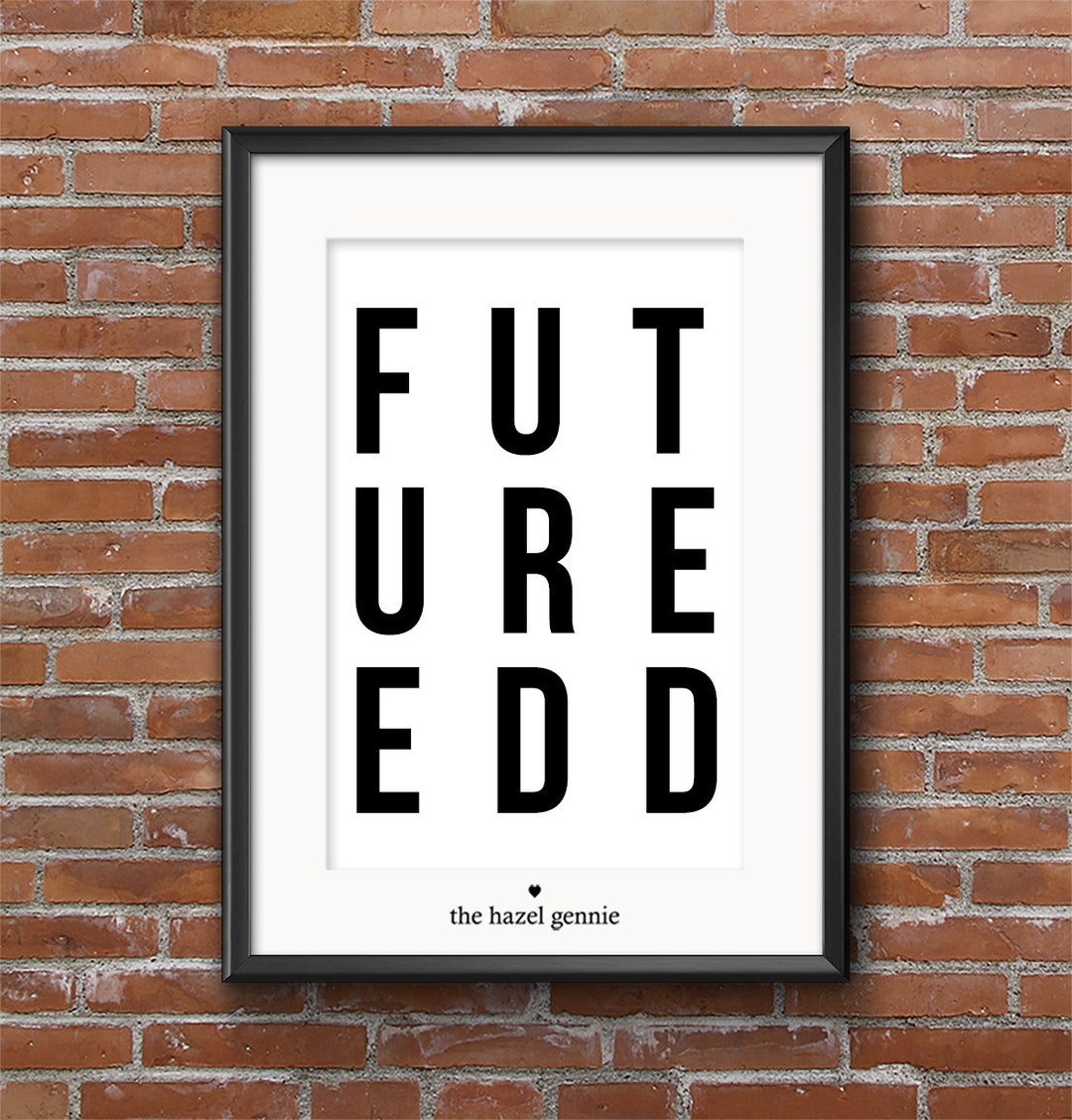 Future Edd Real Foil Foil Print - Etsy