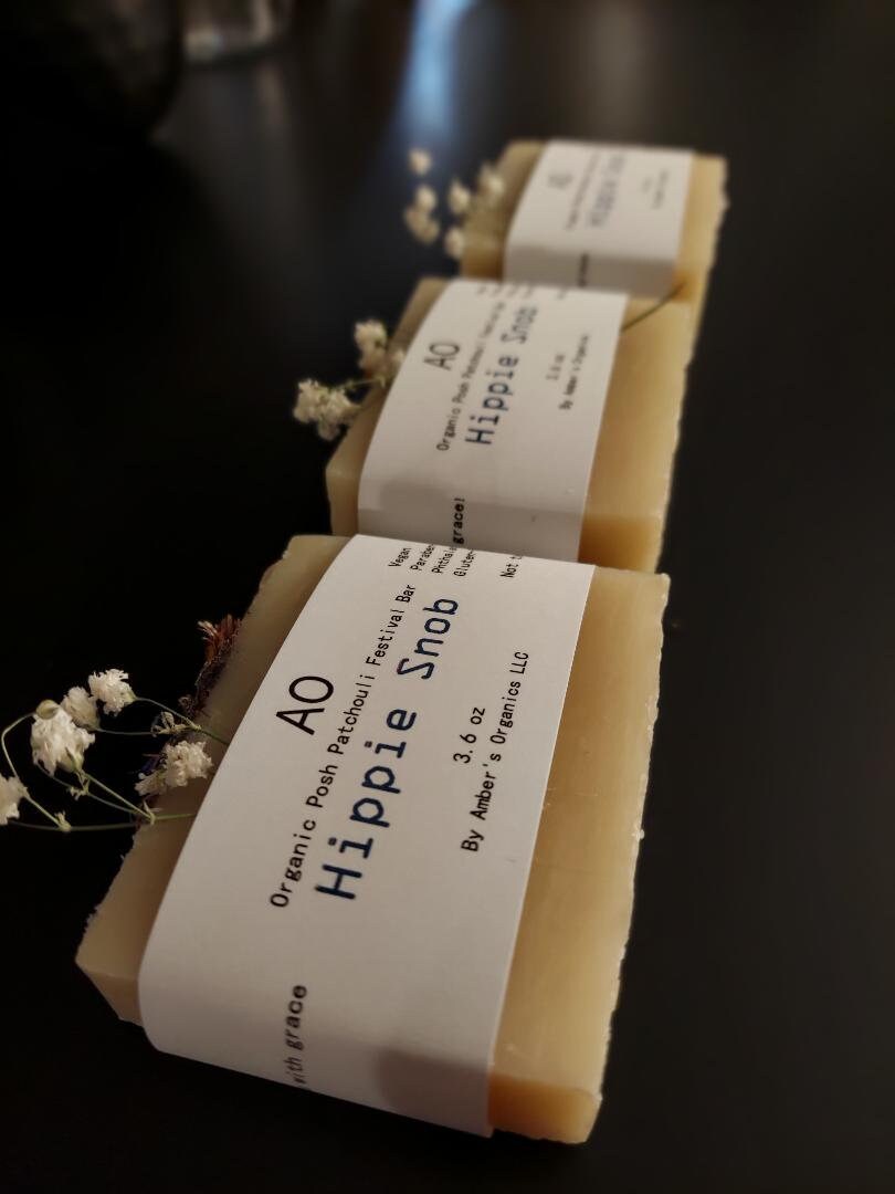 Organic Hippy Snob Posh Patchouli Festival Handcreated Soap - Etsy UK