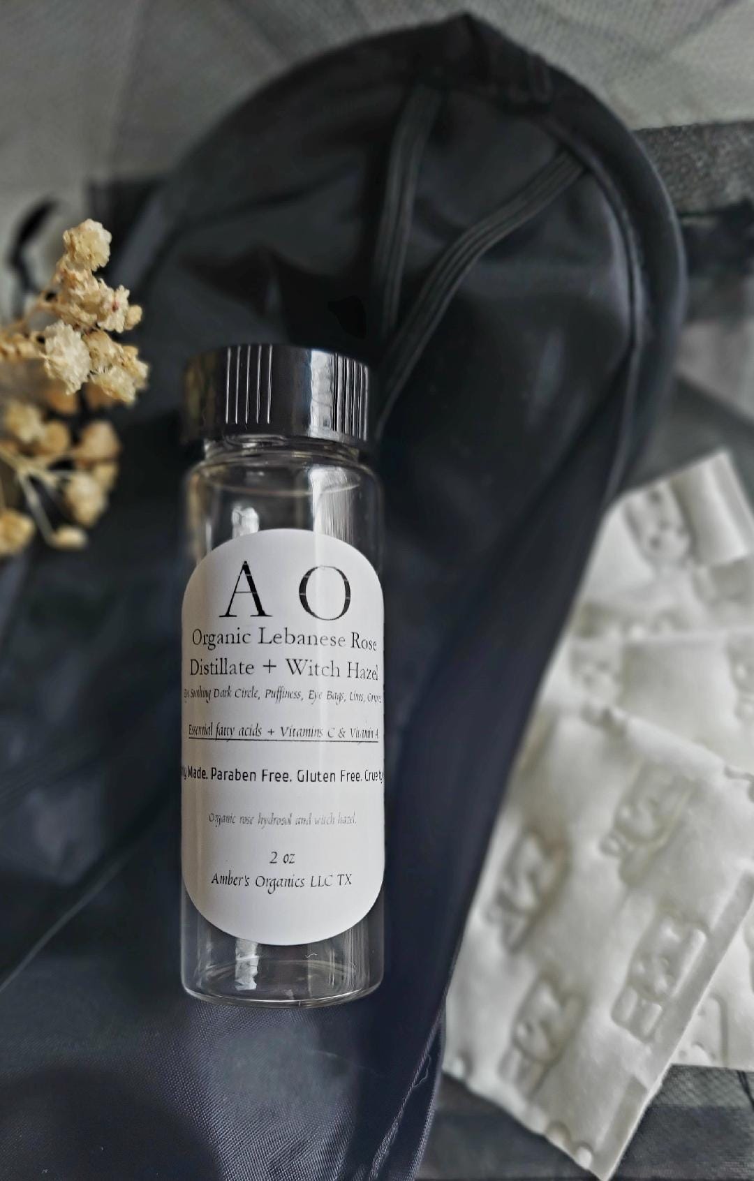 Organic Lebanese Rose Distillate + Cucumber Water Eye Soothing Dark ...