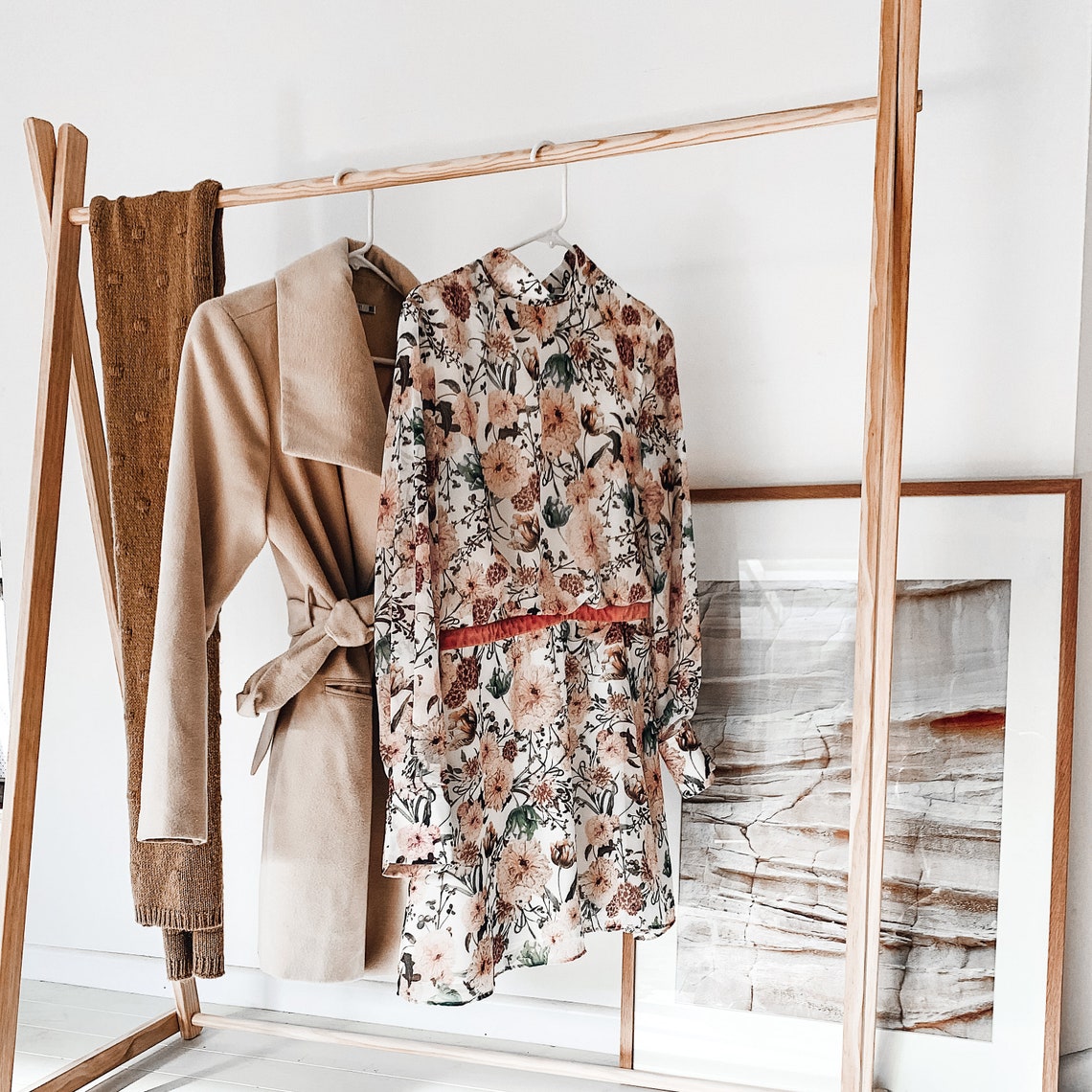 Adult Clothing Rack, Large Garment Rack, Adult Clothes Rack, Wooden ...