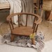 Wooden Chair in Whiskey Brown Color, Newborn Prop, Sitter Prop - Etsy