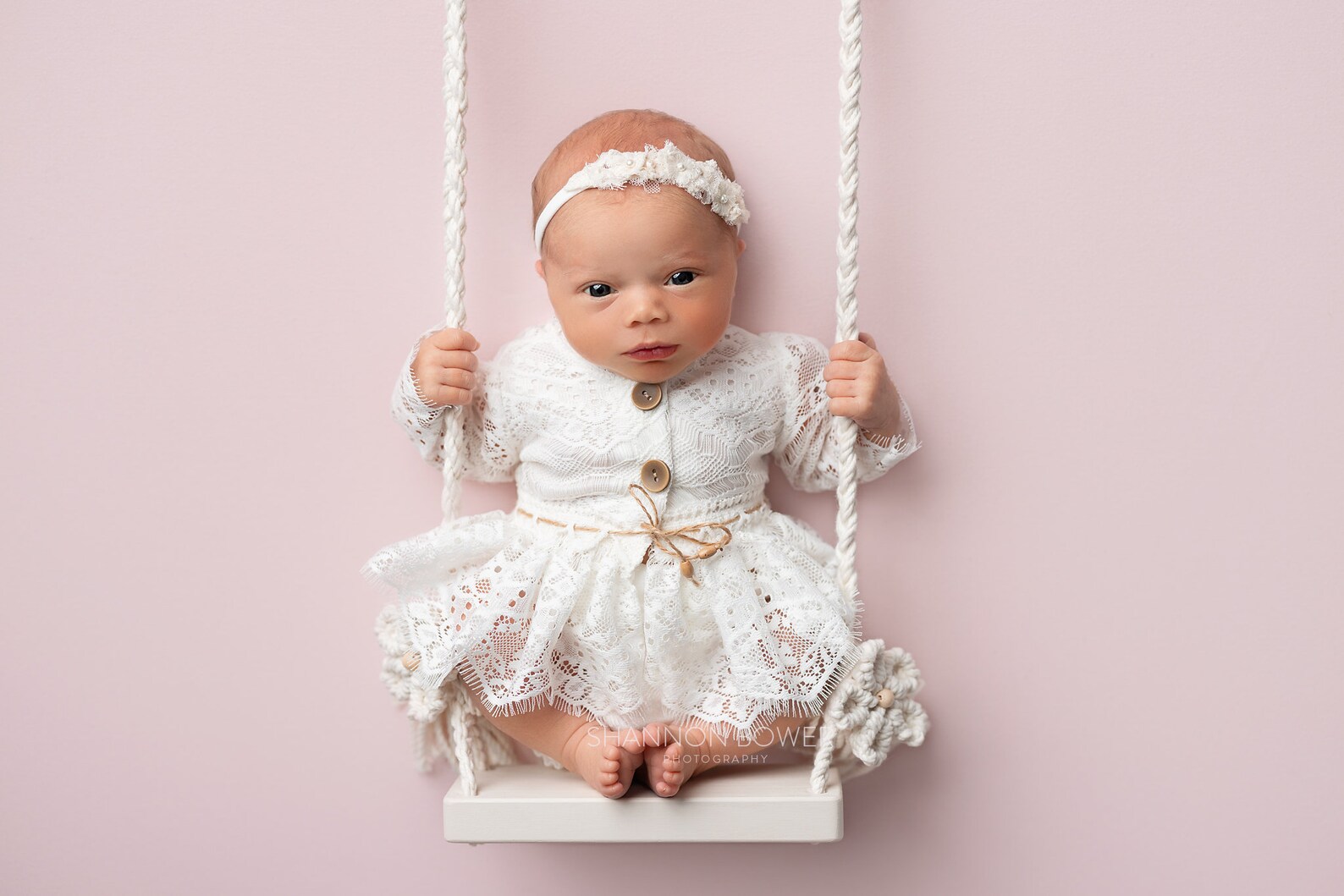 Braided Swing With Macrame Flowers. Photo Props - Etsy