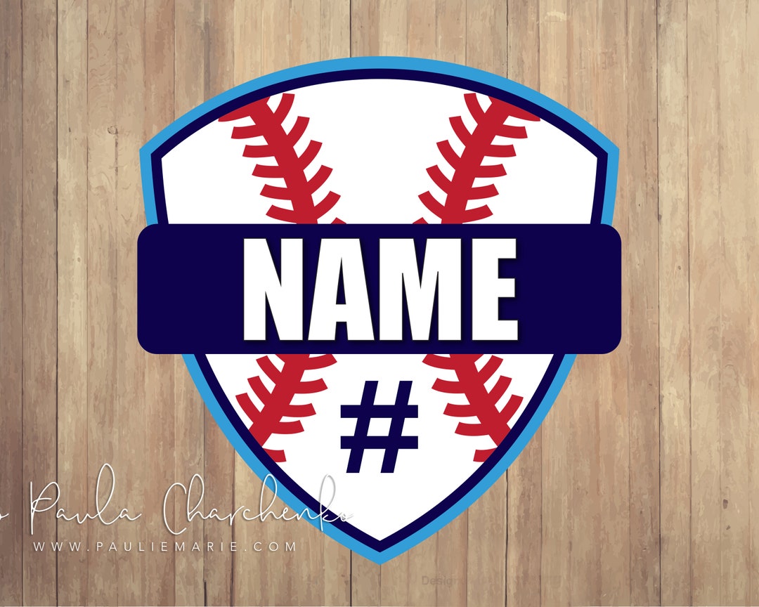 DIGITAL FILE: Baseball Door Sign >> Shield - Etsy
