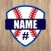 DIGITAL FILE: Baseball Door Sign >> Shield - Etsy