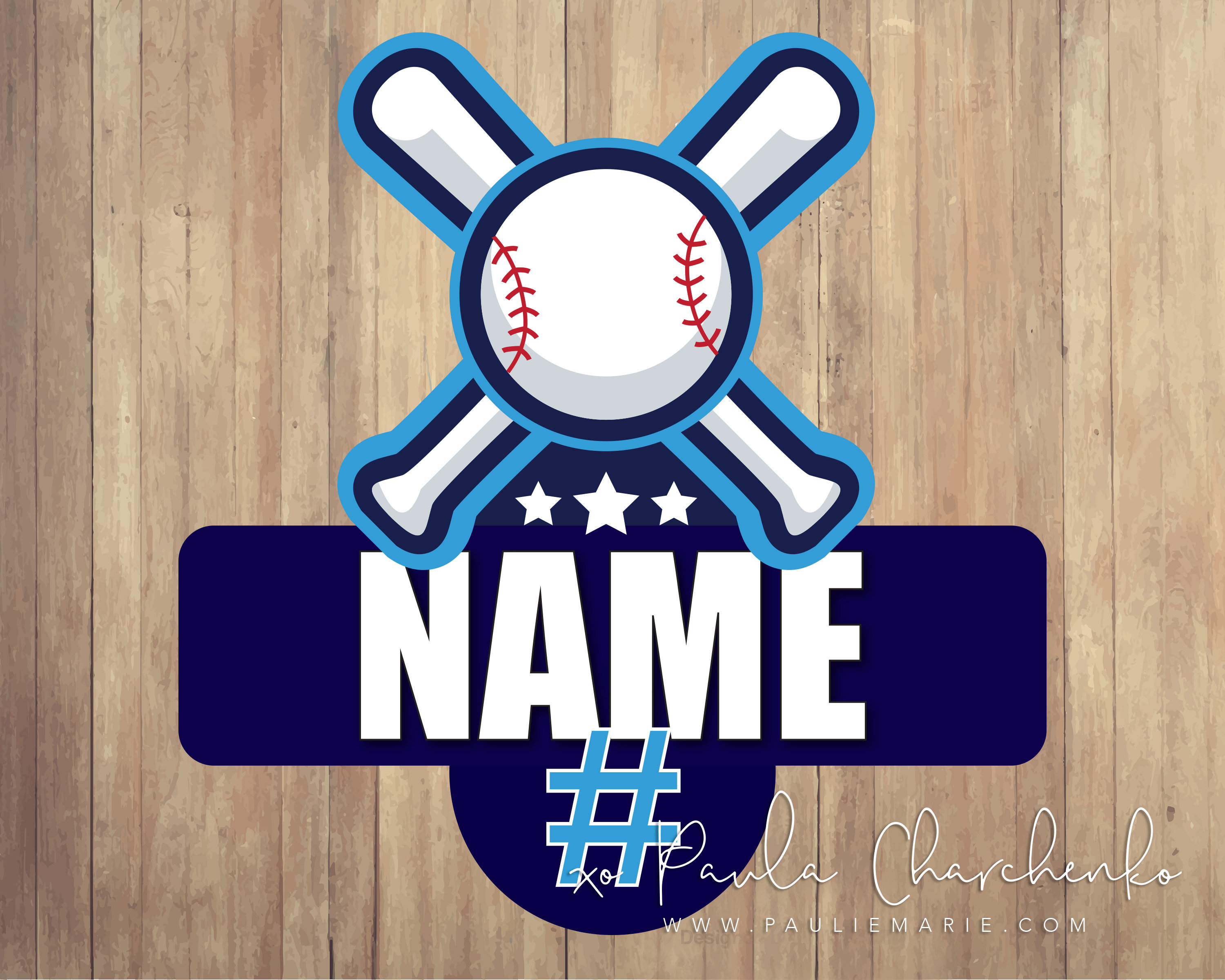 DIGITAL FILE: Baseball Door Sign >> Cross Bats - Etsy