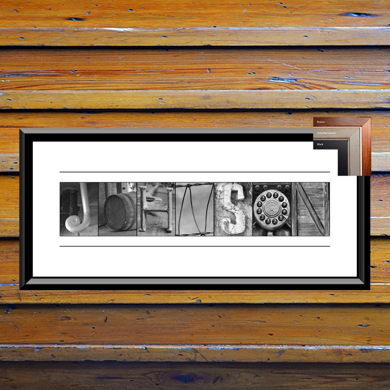 Last Name Wall Art - Etsy