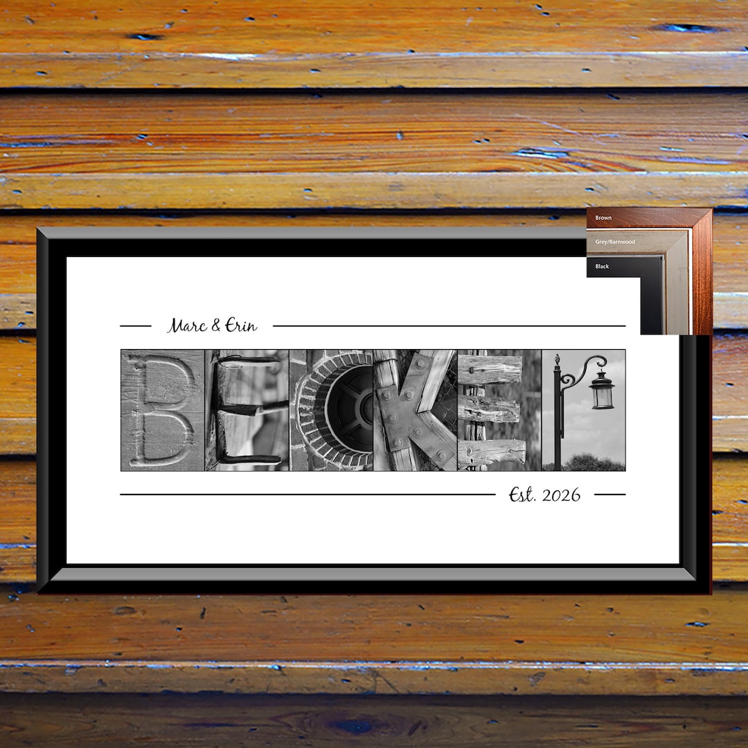 Personalized Name Wall Art Letter Pictures, Letter Art, Name Picture ...