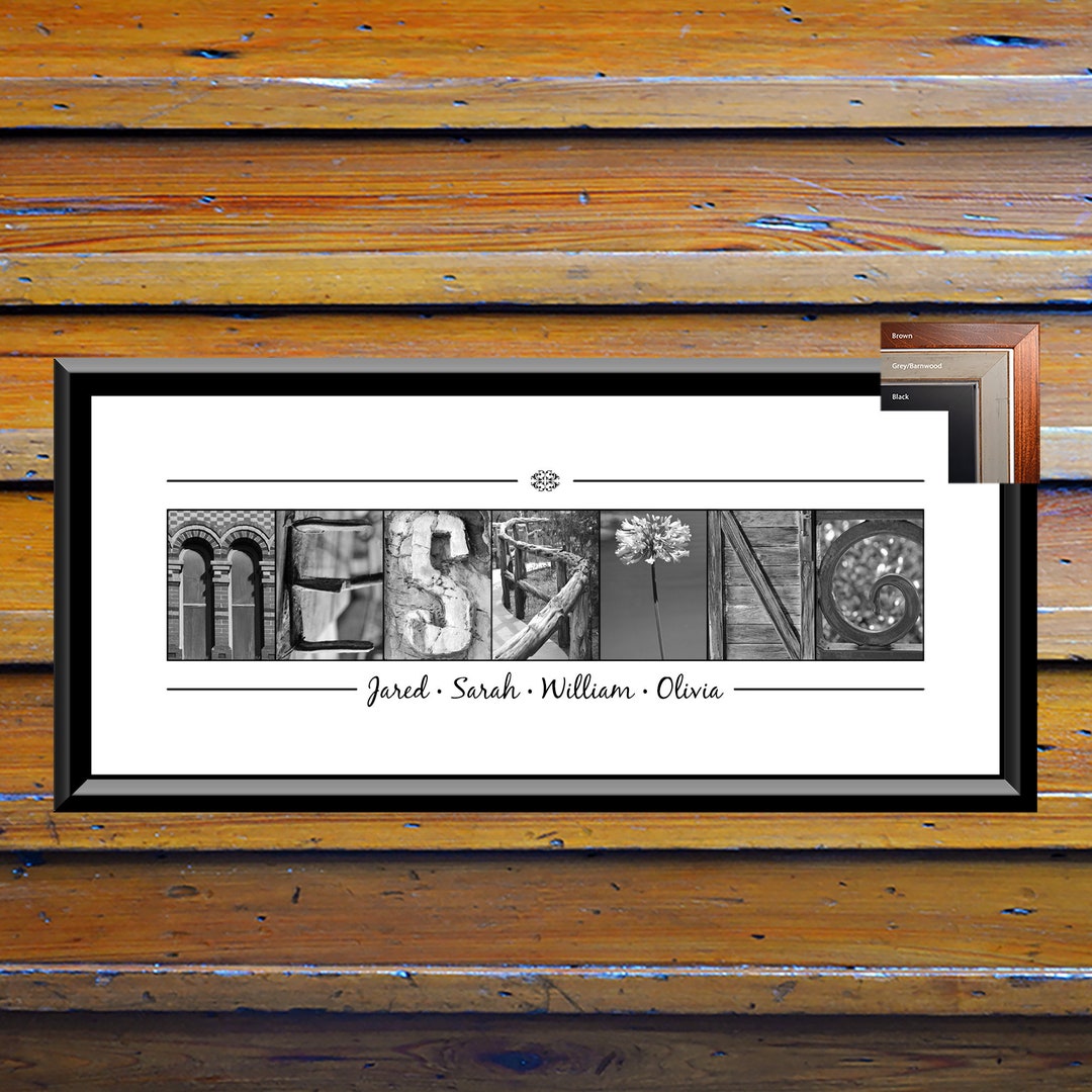 Personalized Alphabet Art Photos, Alphabet Photography Letters, Last ...
