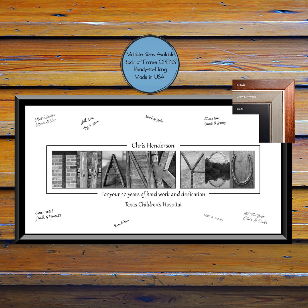 5 10 15 25 35 45 Year Work Anniversary Gift, Employee Appreciation ...