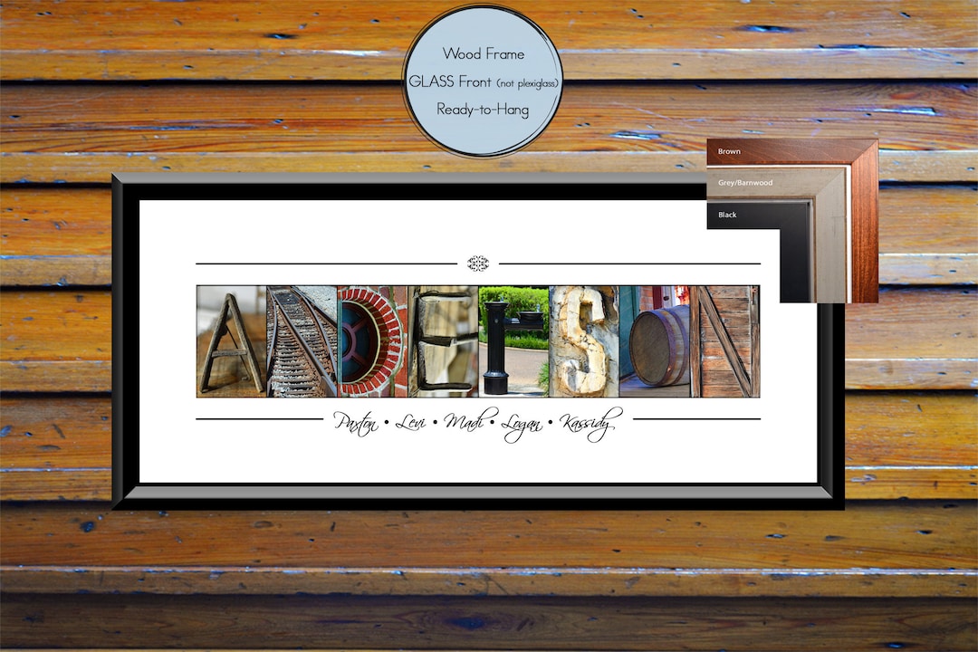 Last Name Wall Art Alphabet Photography Alphabet Art Photo - Etsy