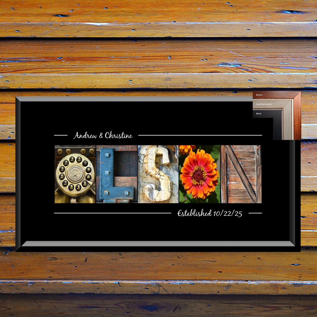 Alphabet Art Name Picture, Letter Picture, Alphabet Picture Wall Art ...