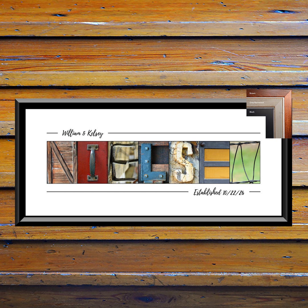 Alphabet Art Photos, Last Name Wall Art, Alphabet Photography Last Name ...