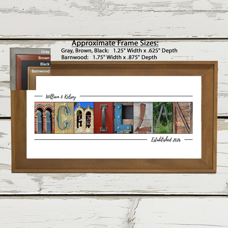 Alphabet Name Art - Etsy