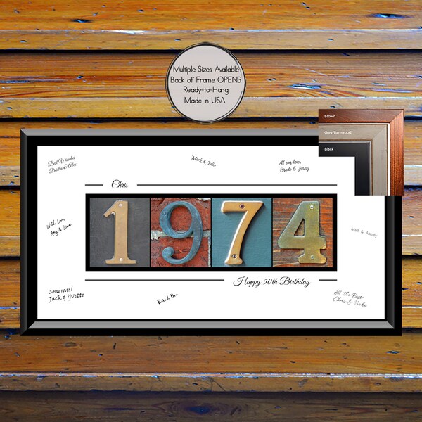 50th Birthday Sign Book Ideas - Etsy
