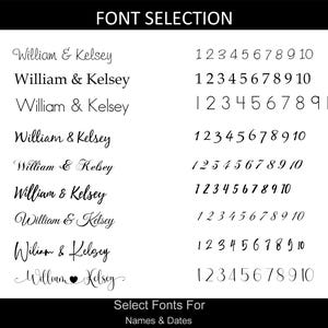 Wedding Date Name Sign, Wedding Date Print, Wedding Date Art, Wedding ...