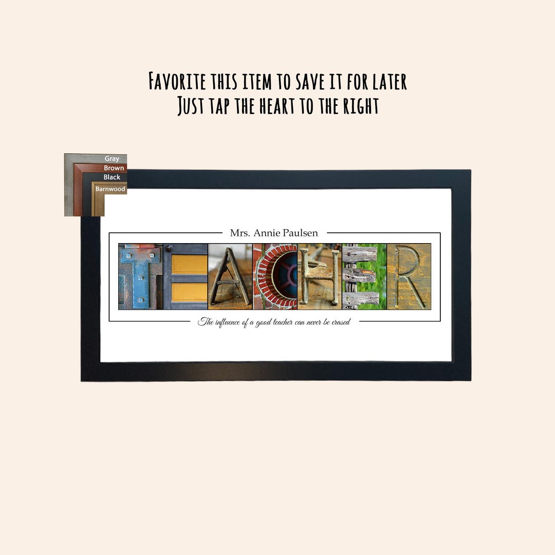 Teacher Gift | Personalized Graduation Gift | Teacher Appreciation ...