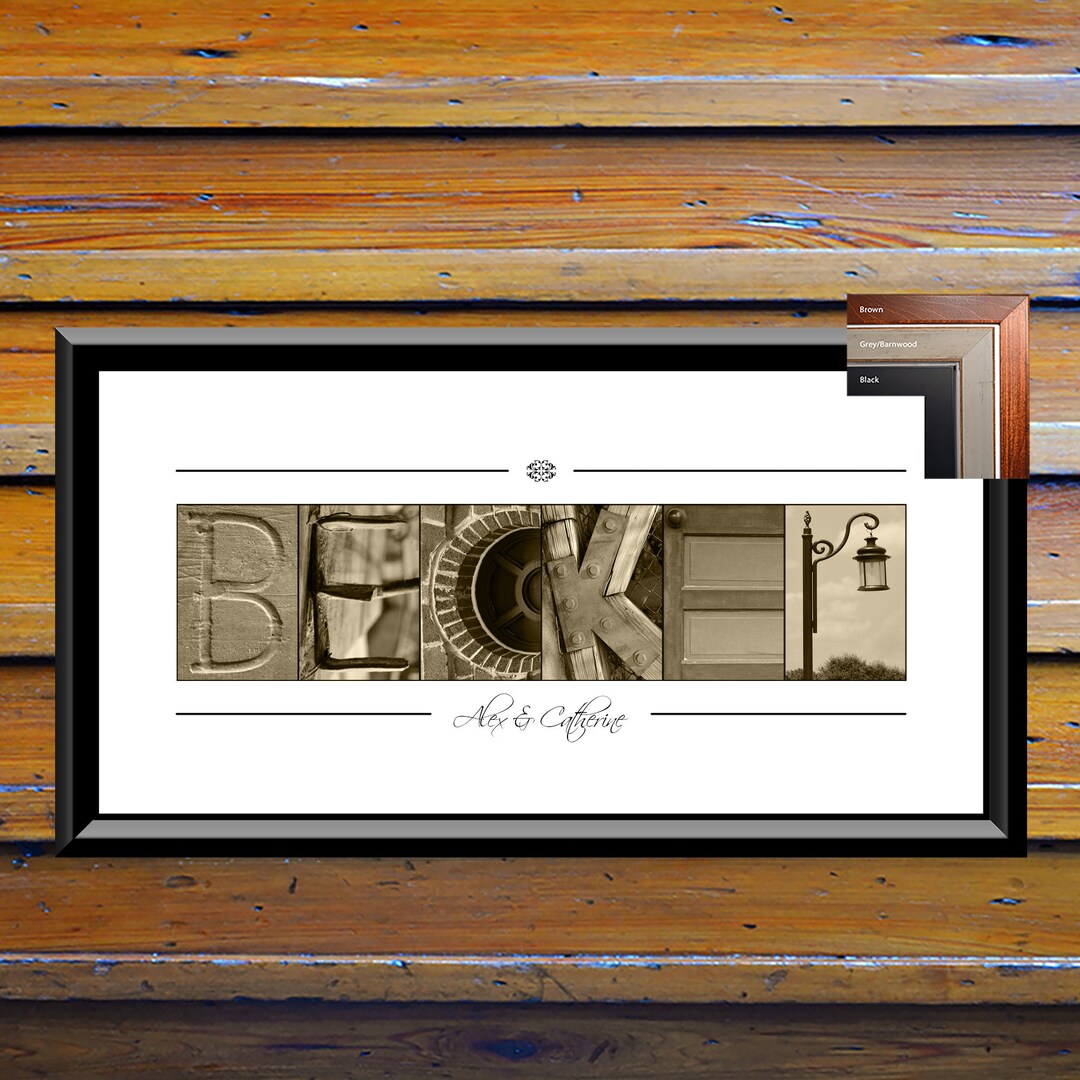 Alphabet Art Photos, Last Name Wall Art, Alphabet Photography Last Name ...