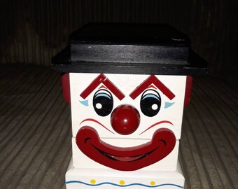 Clown in the box | Etsy