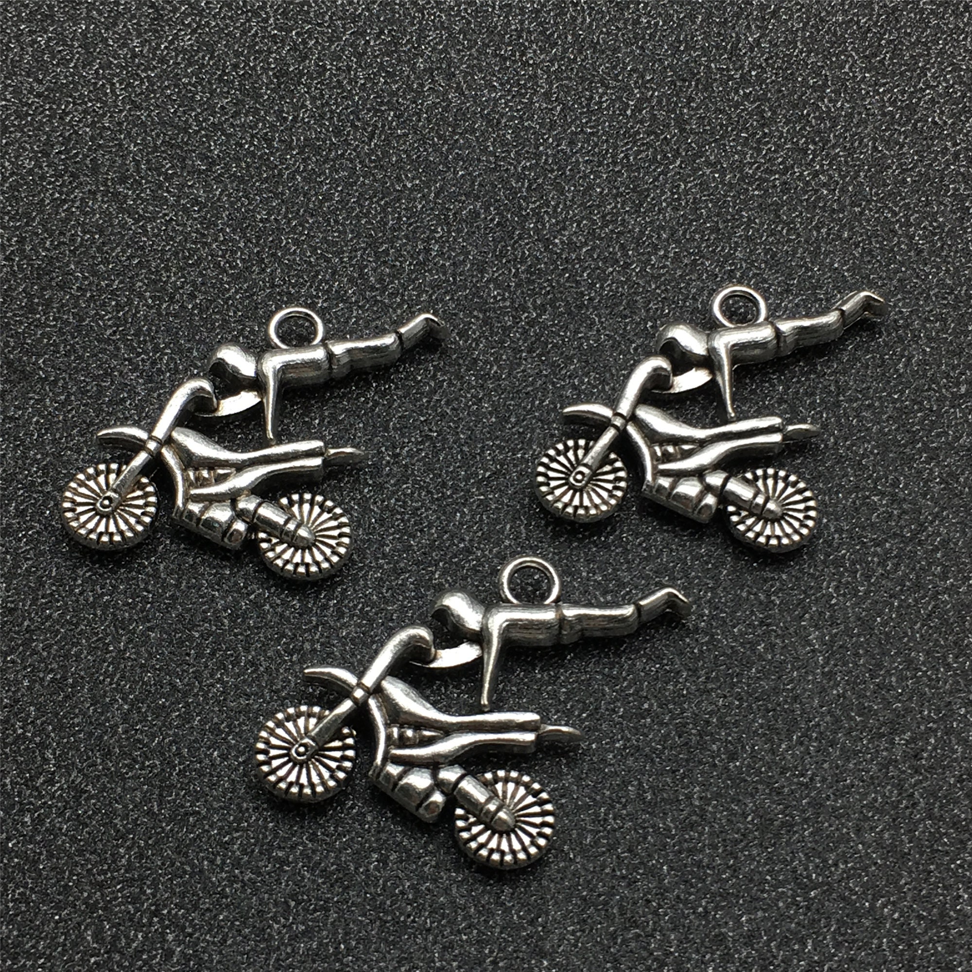 Jewelry & Beauty Craft Supplies & Tools Bulk 50 Motorcycle Charms ...