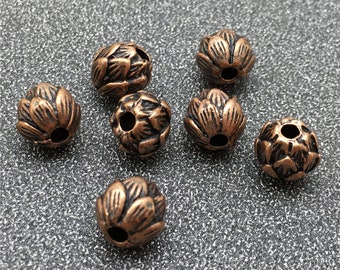 Lotus Flower Beads | Etsy