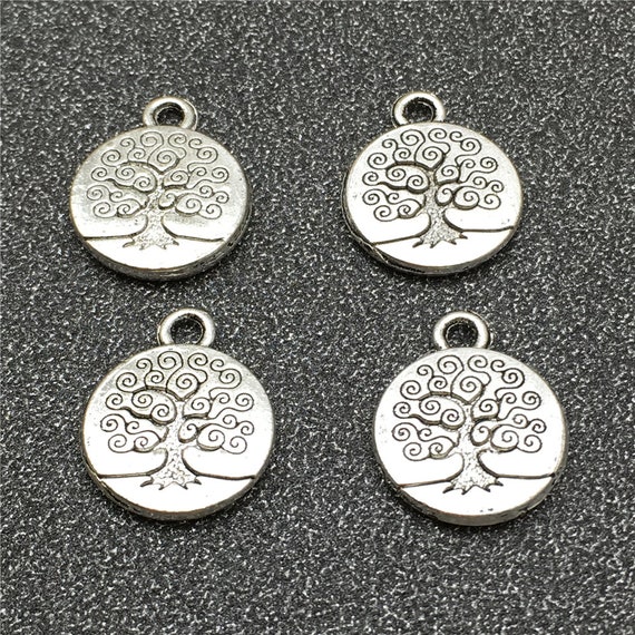 Bulk 60 Tree of Life CharmsTree of Life PendantDouble Sided | Etsy