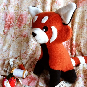 Red Panda Plush Plush Pattern Stuffed Animal Sewing PDF - Etsy