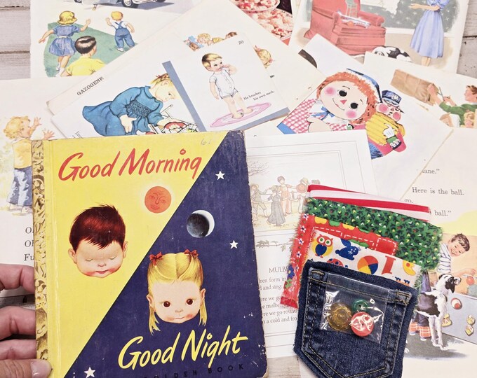 Junk Journal Kit / Vintage Children Ephemera Pack/ 1st Edition good ...