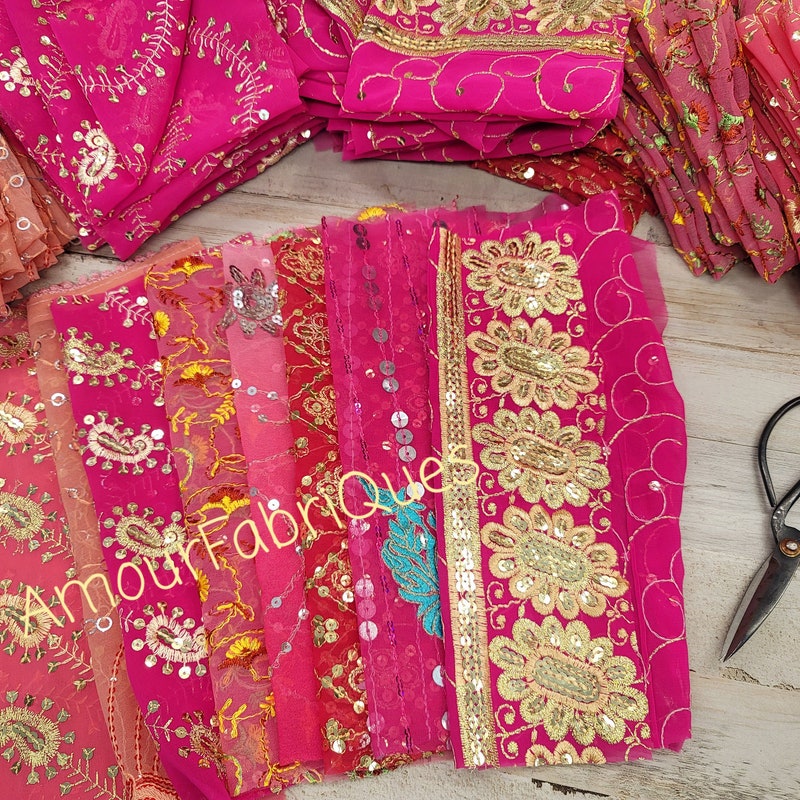 Sari Fabric - Etsy