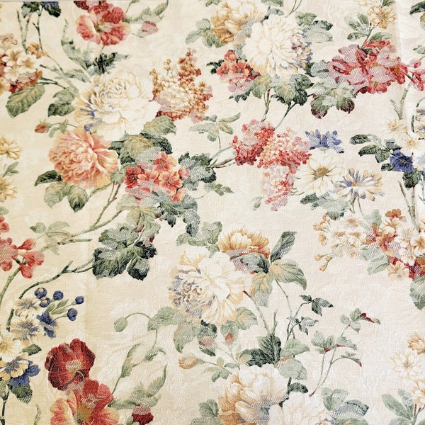 Vintage Upholstery Fabric - Etsy