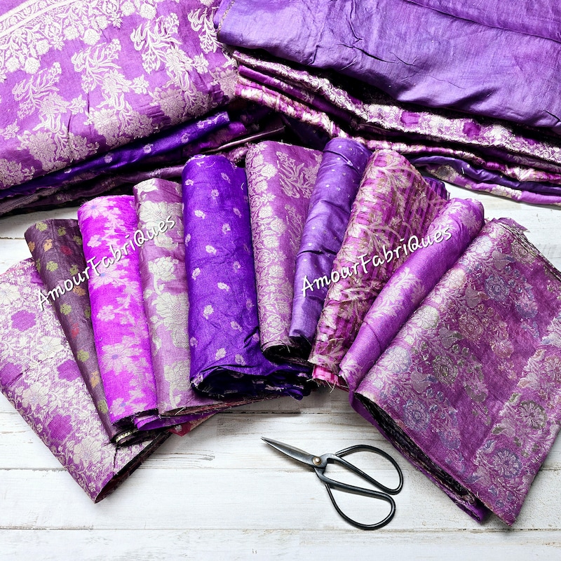 Purple Boho Fabric Bundle - Etsy