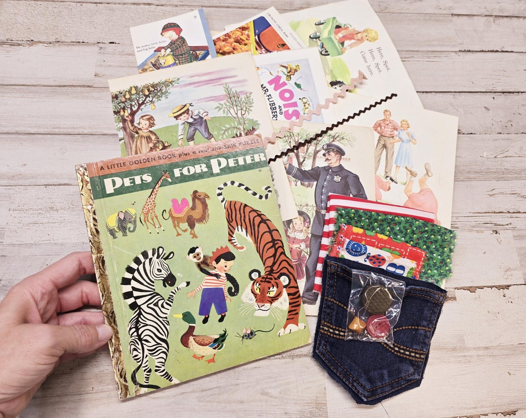 Junk Journal Kit / Vintage Children Ephemera Pack/ 1st Edition "pets ...