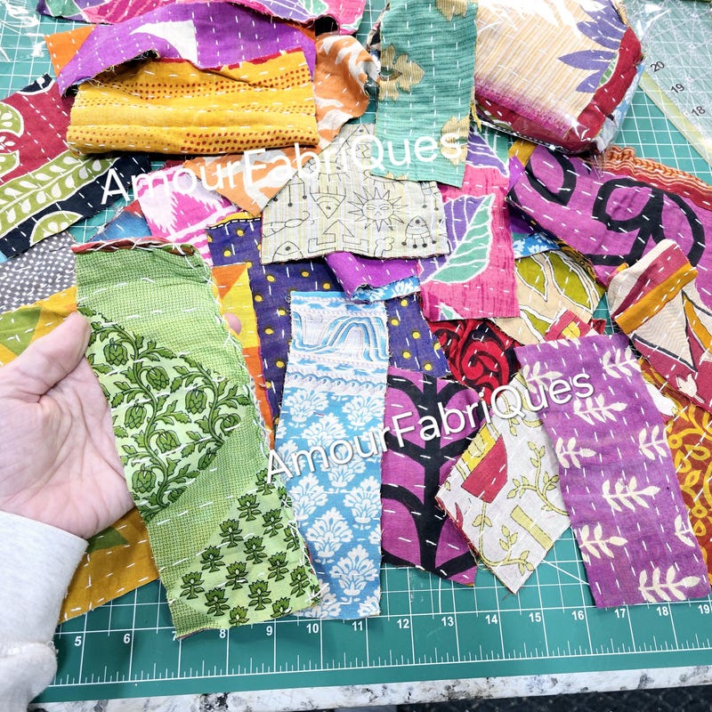 Kantha Clothing Fabric - Etsy