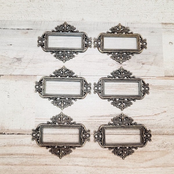 Metal Shelf Label - Etsy