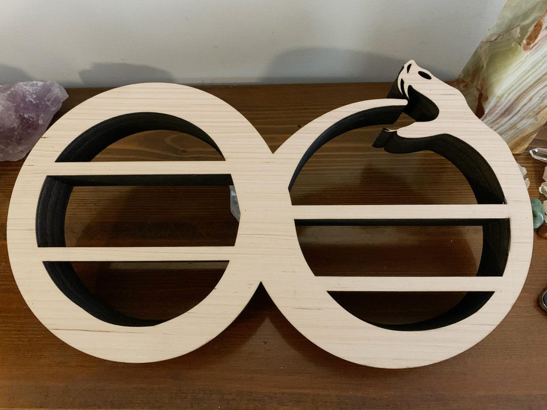 Unfinished 17in Ouroboros Snake Shelf - Etsy