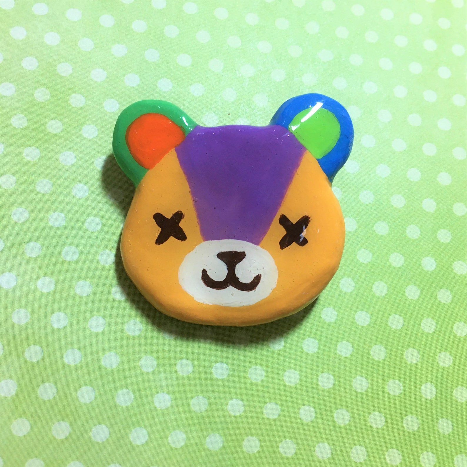Animal Crossing Clay Pins | Etsy