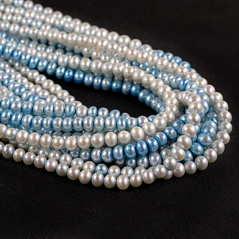 Sky Blue Pearls - Etsy