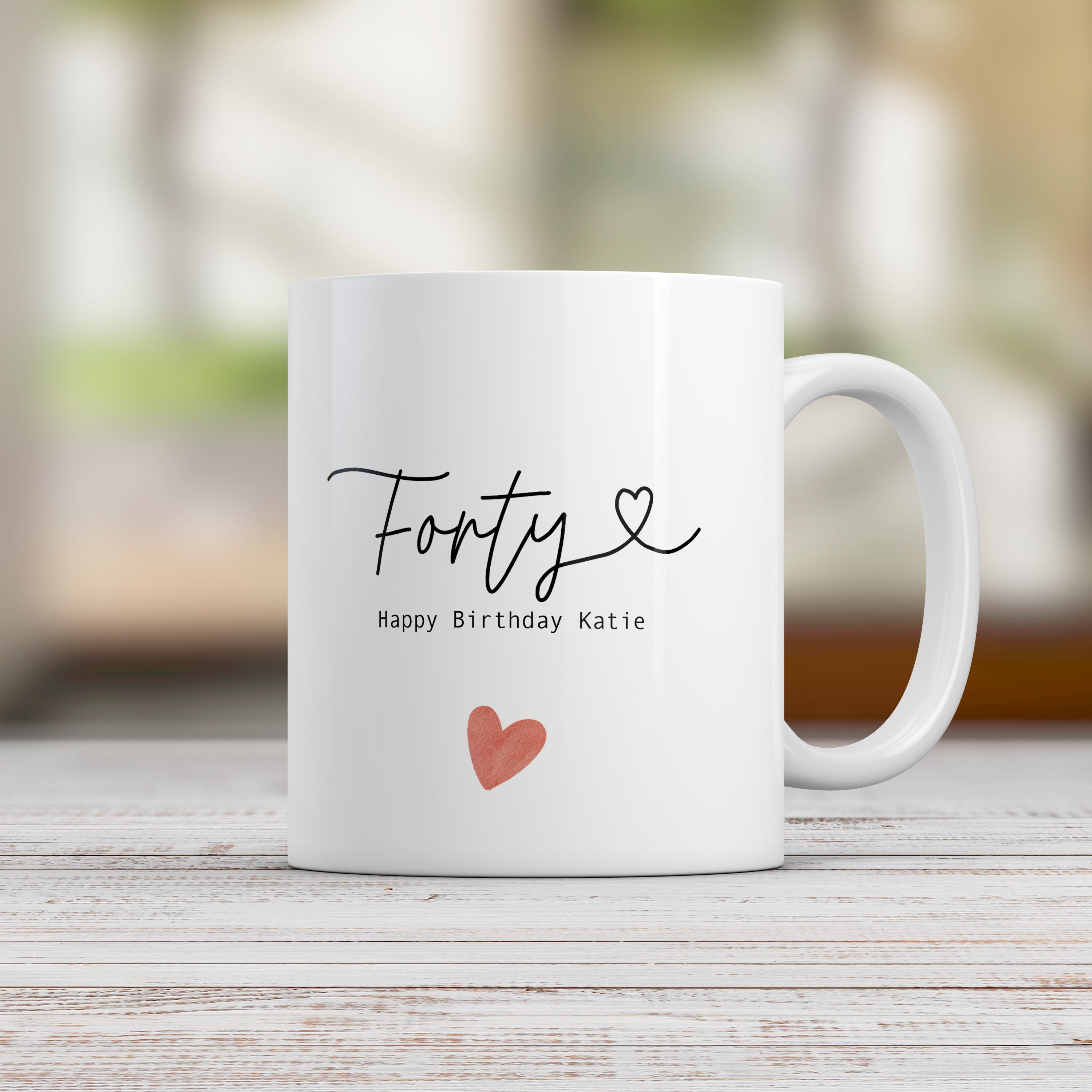 Personalised 40th Mug 40th Mug Forty Mug Gift Mug - Etsy UK